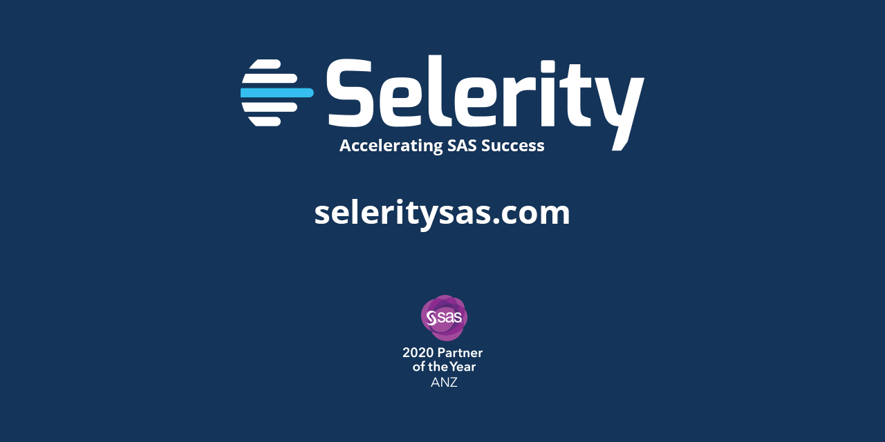 GitHub - Selerity/sas-analytics-pro: Getting started with SAS Analytics ...