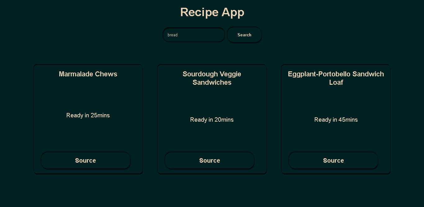 GitHub - mo-renike/recipe-app: Recipe Search App with ReactJs