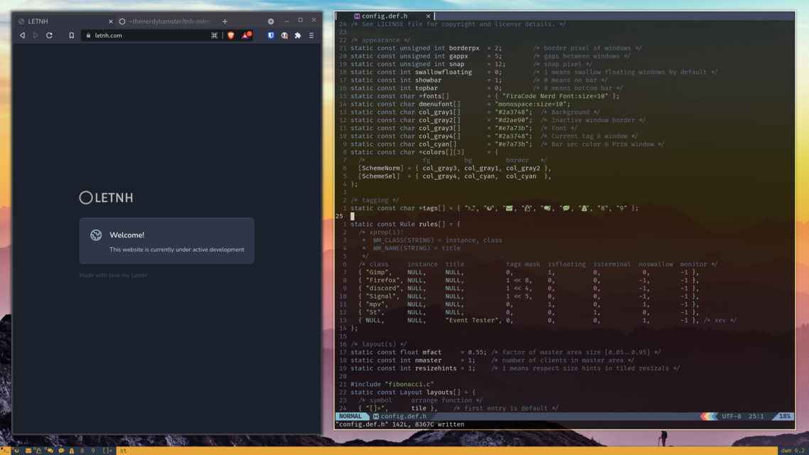 GitHub - TheNerdyHamster/dwm