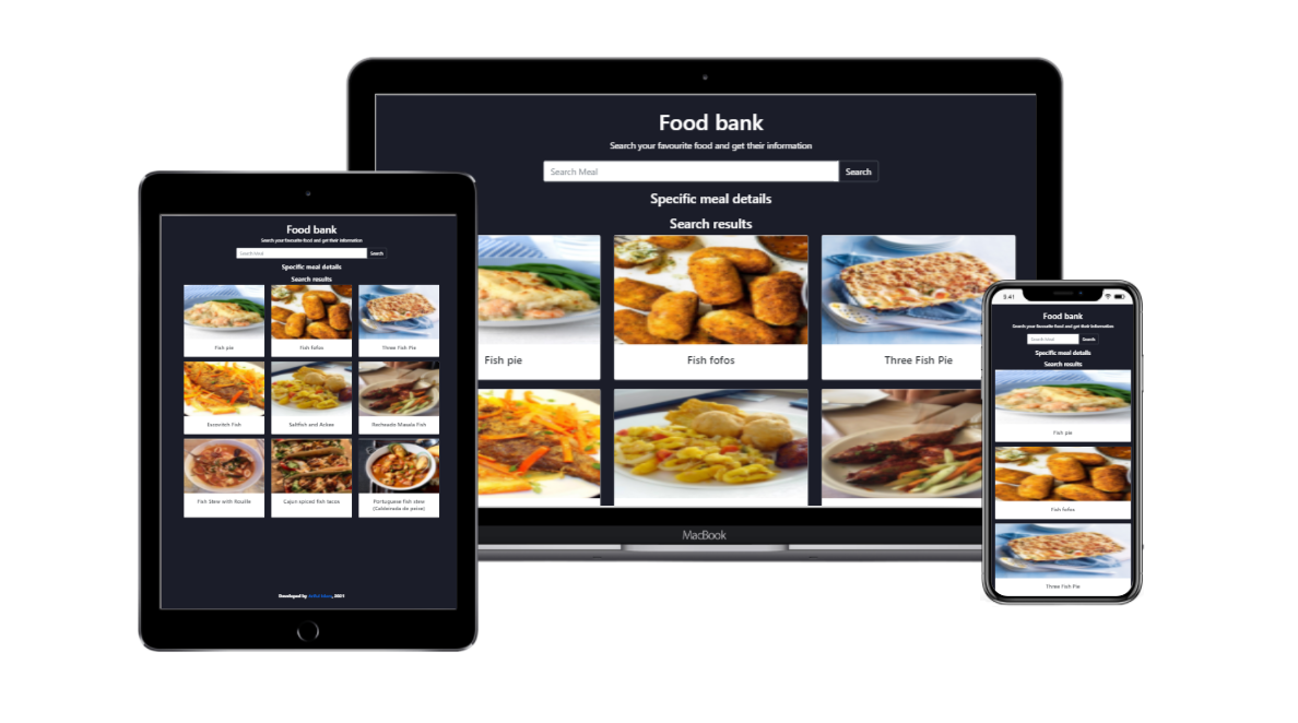 GitHub - arifulsajib/food-bank: food bank website using JS API