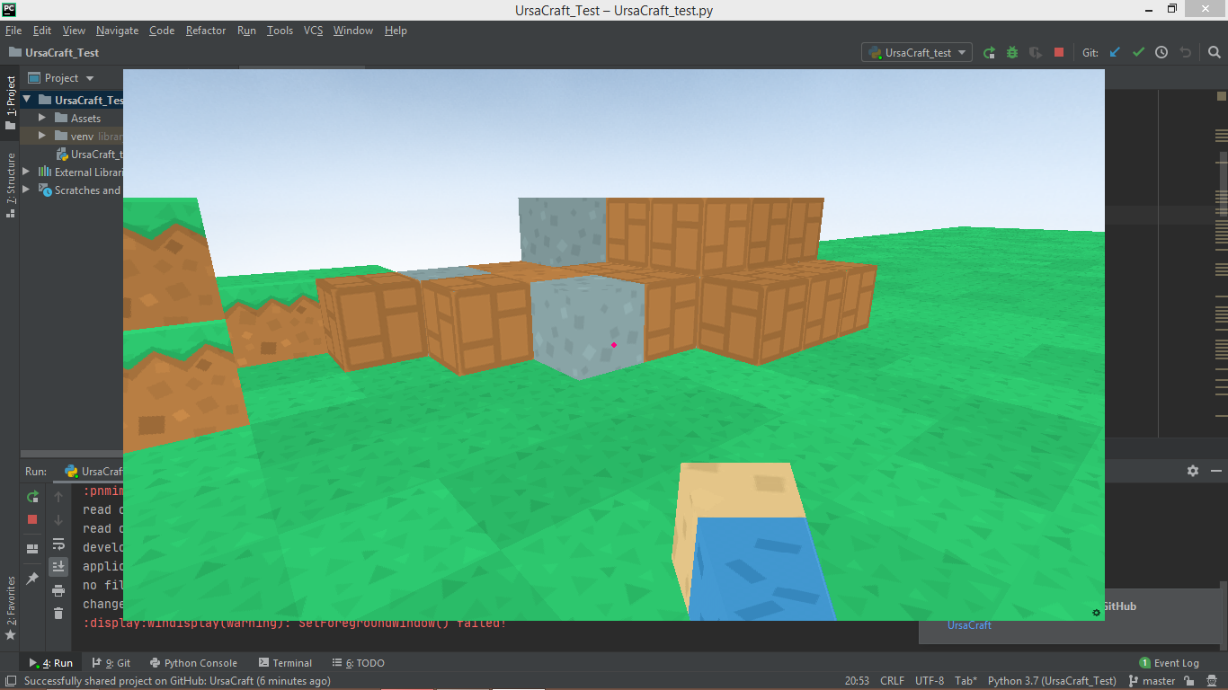 GitHub - RohanBanerjee88/UrsaCraft: A simple Minecraft like application ...