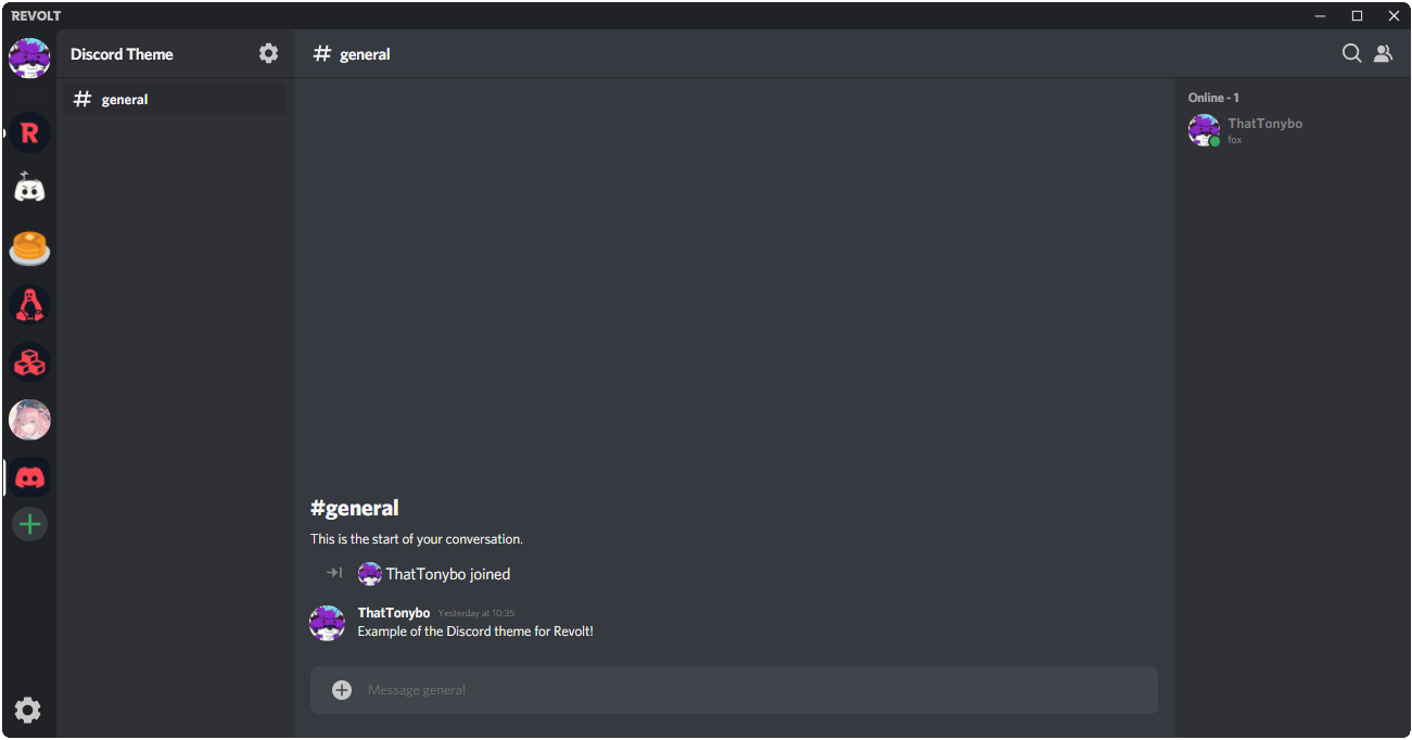 GitHub - ThatTonybo/Revolt-Discord-Theme: Discord theme for Revolt