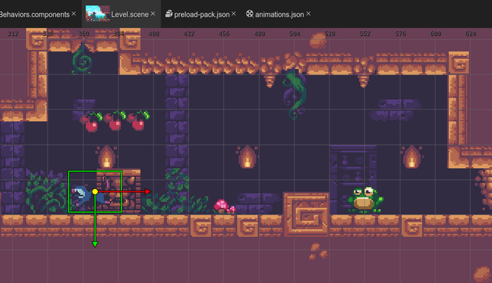 GitHub - PhaserEditor2D/starter-example-sunny-land: Sunny Land, an example game migrated to ...