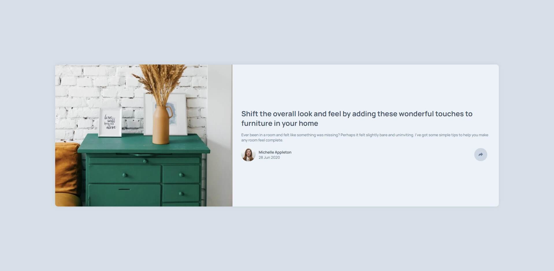 GitHub - alexandercddev/article-preview-component-master: Practice your layout skills with this ...