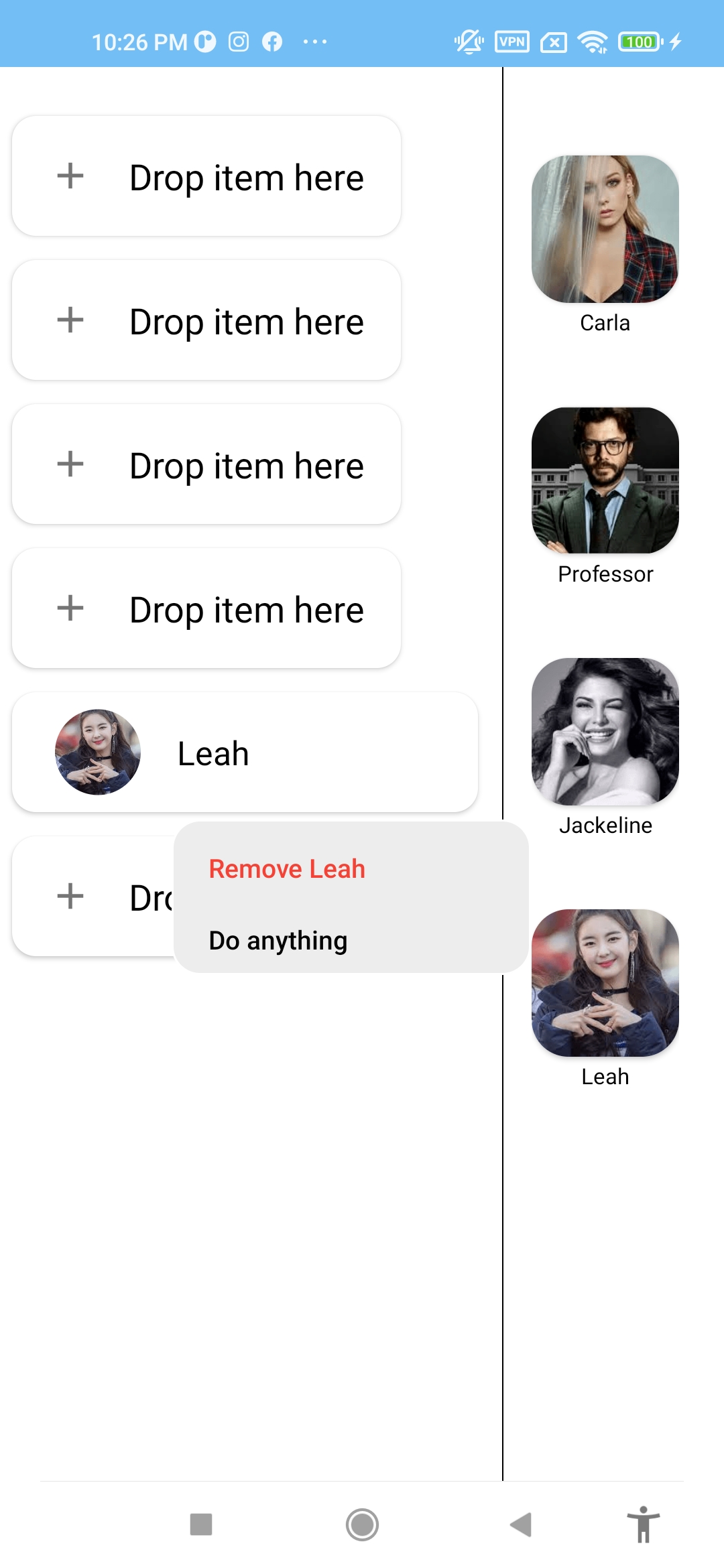 GitHub - munibhamza/View-Dragger: Drag views from one recycler to another.