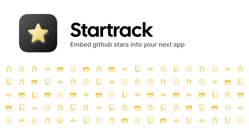 GitHub - jacobhq/startrack: Embed github stars into your next app