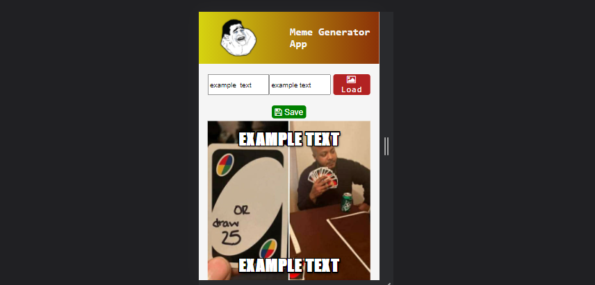 Github Ebdurrehmmemeapp React Meme Generator App