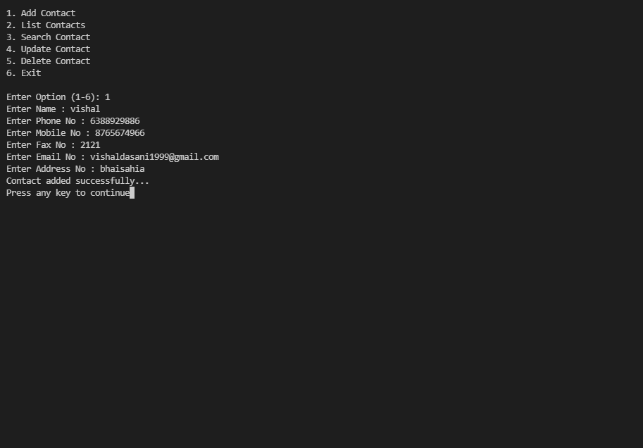 GitHub - dasanivishu/PhoneBook: This is a C++ guided project