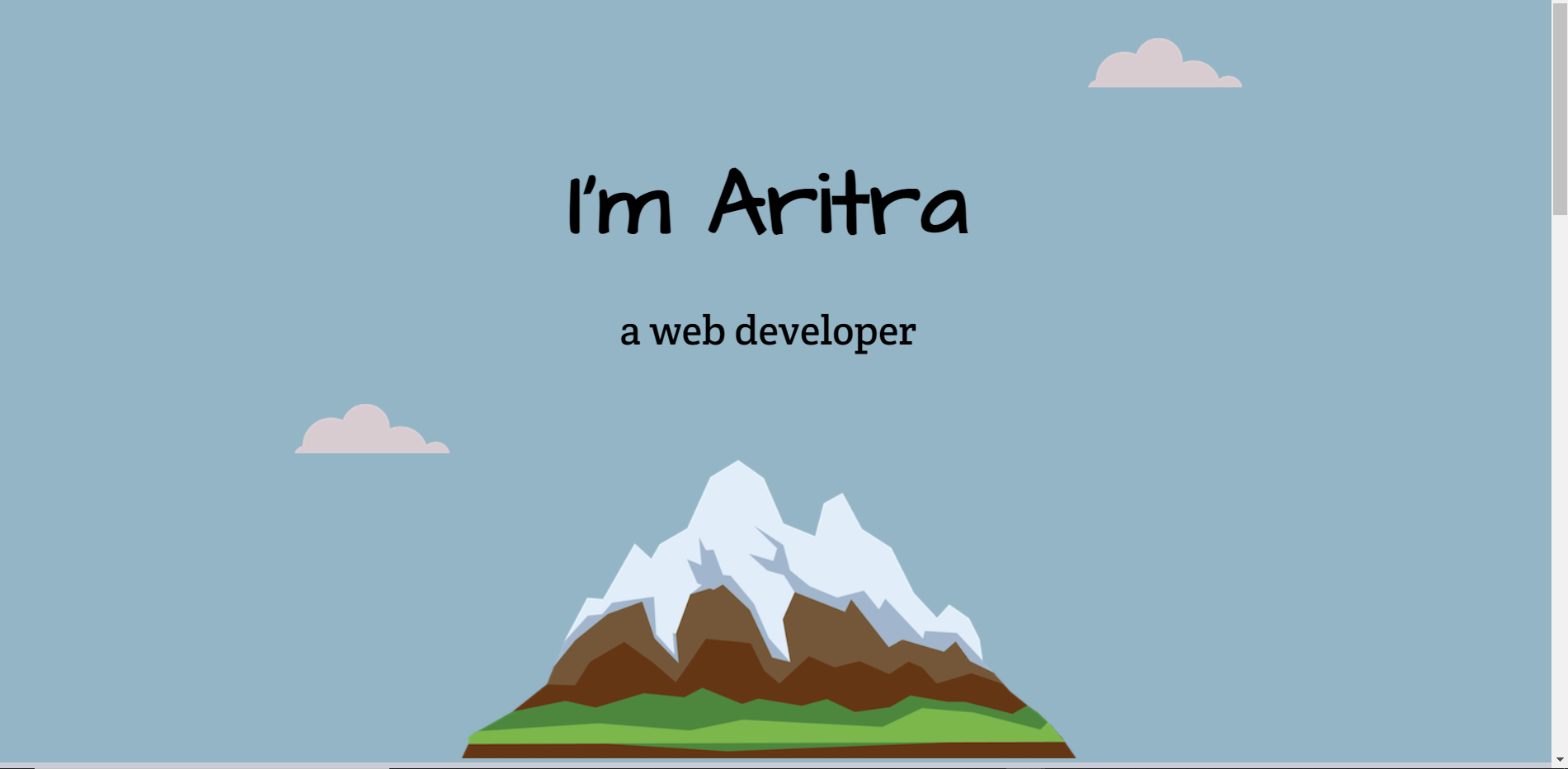 GitHub - Aritra-Mazumdar/CSS-Personal-Site: Just learnt CSS and tried to create a personal ...