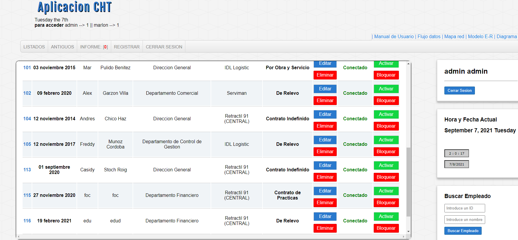 GitHub - marlon-spain/Sistema-de-Marcajes: Sistema de fichaje e incidencias de usuarios