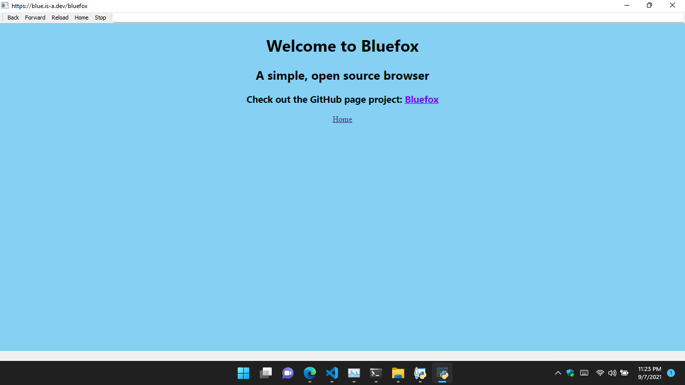 GitHub - B1ue-Dev/Bluefox: A simple, open source web browser that created using PyQt5