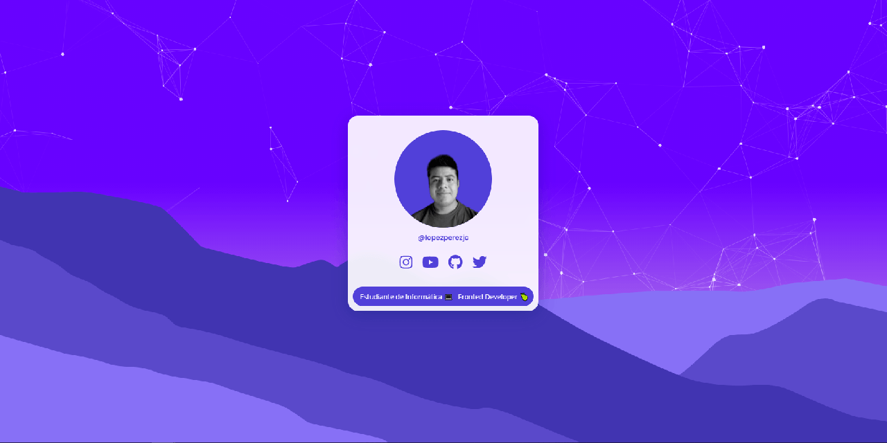 GitHub - LopezPerezJC/me: it's a simple card presentation made with ...