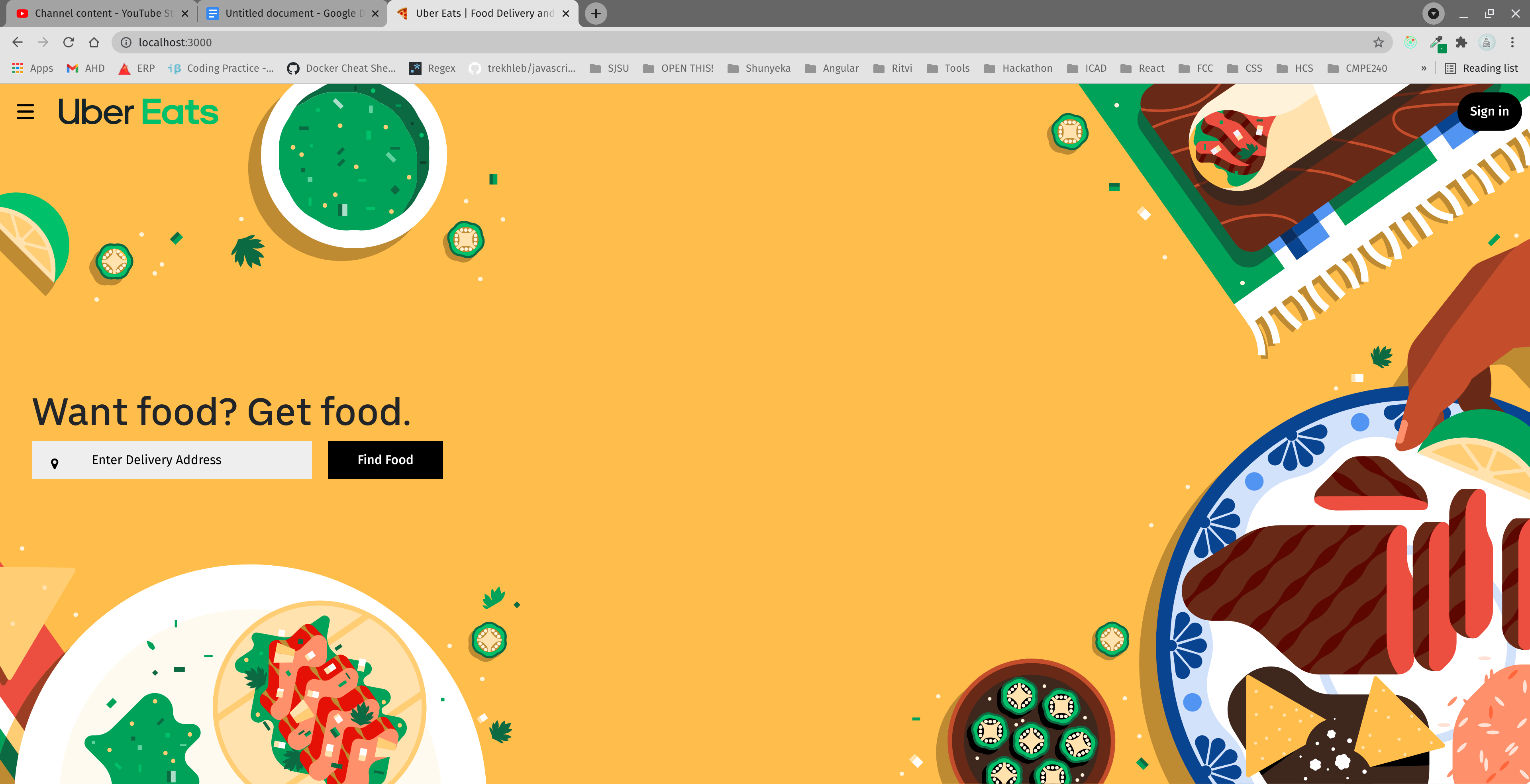 GitHub - harshil-darji/hungry-uber-eats: Uber Eats application using ...