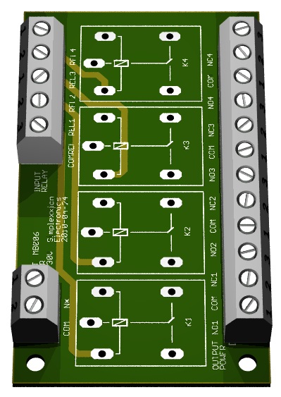 GitHub - atoomnetmarc/Relay-board: It is a board with 4 relays.