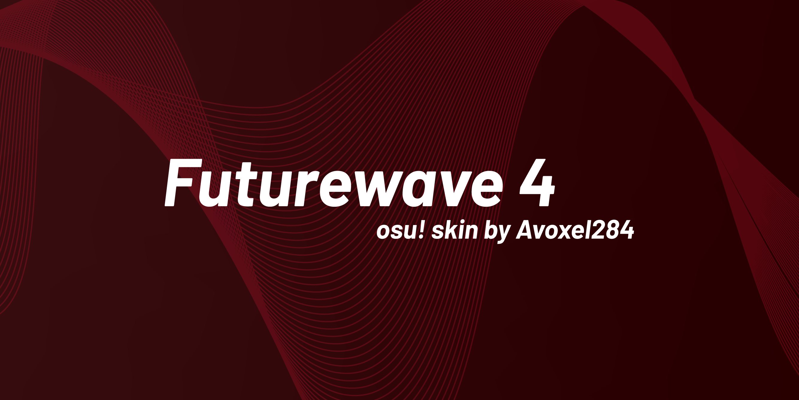 GitHub - Avoxel284/futurewave: Futurewave 4 osu! skin by Avoxel284