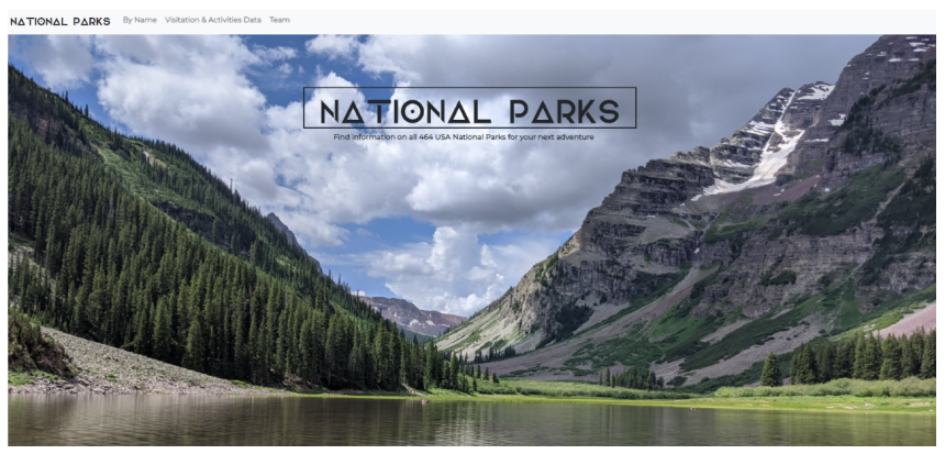 GitHub - melissadiep94/National-Parks-Project: Deployed a full-stack ...
