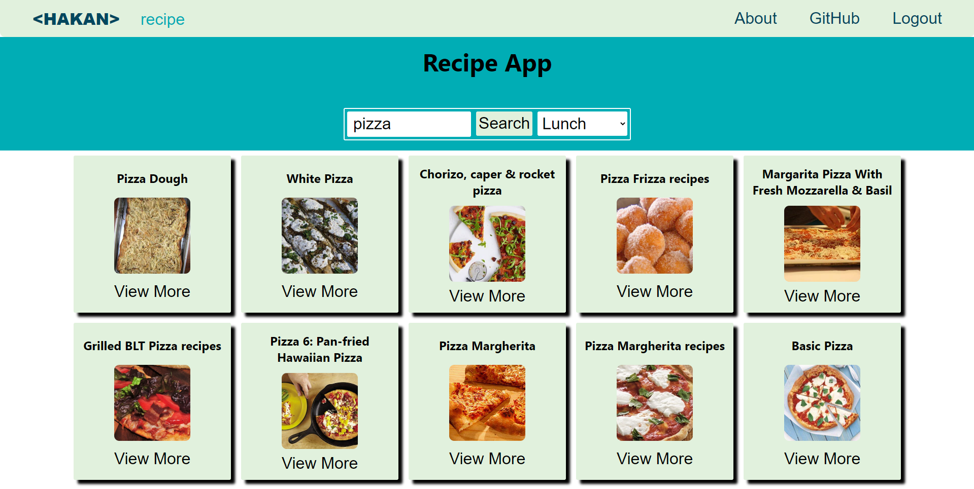 GitHub - hakankaraahmet/React-Recipe-App: In this react project i made ...