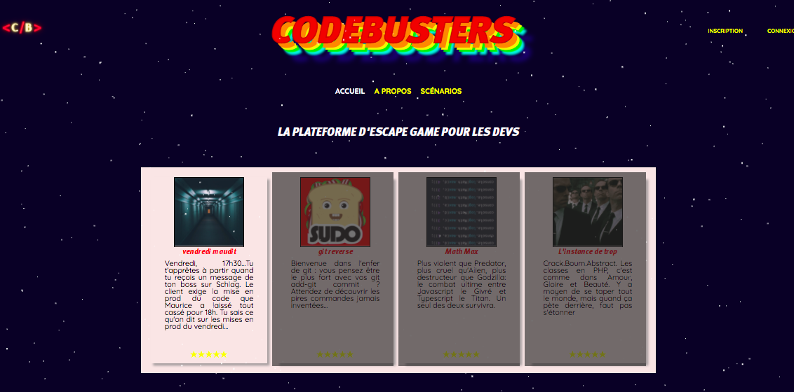 GitHub - Elenaaab/codebusters-react-exam: Happy coding time with mates ...