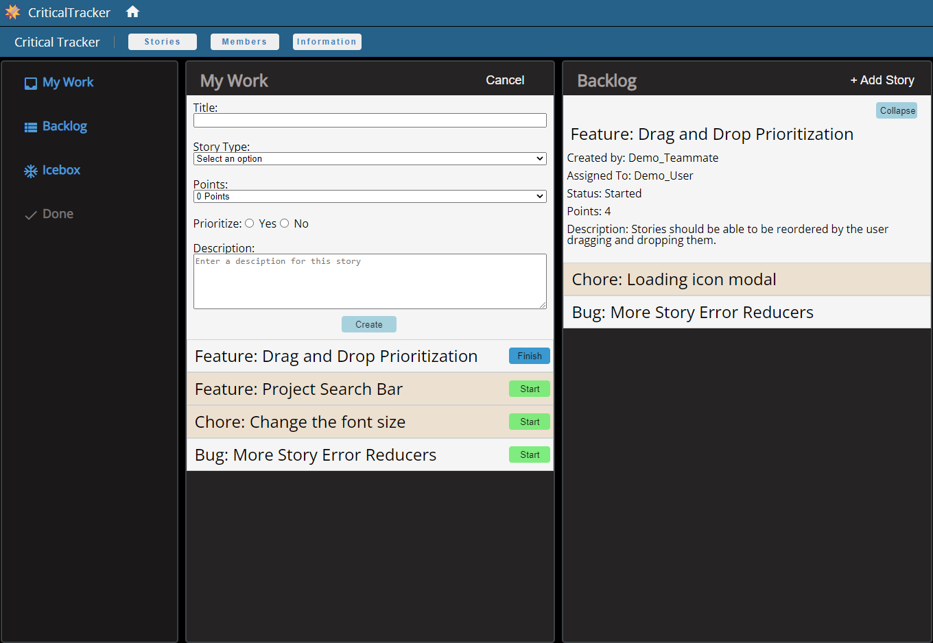 GitHub - dannyfeng1/critical_tracker: Critical Tracker offers users the ...