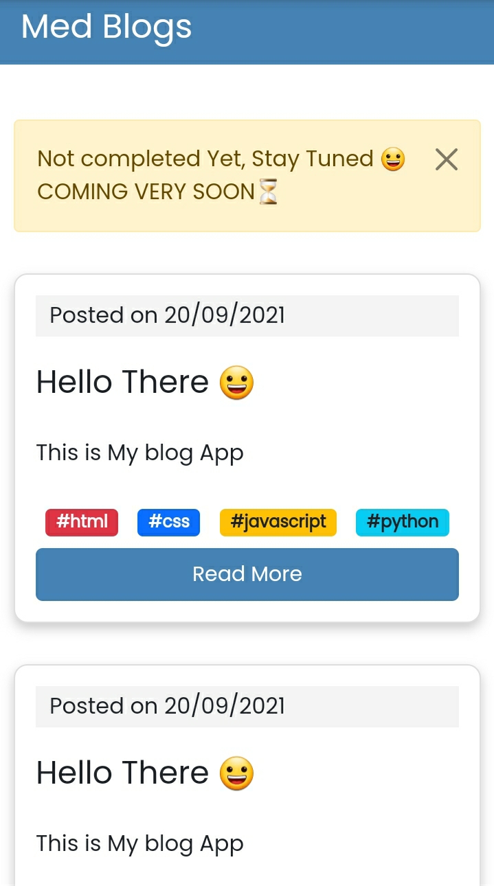 GitHub - medaminefh/blogs: This is my Blog's App 🌐