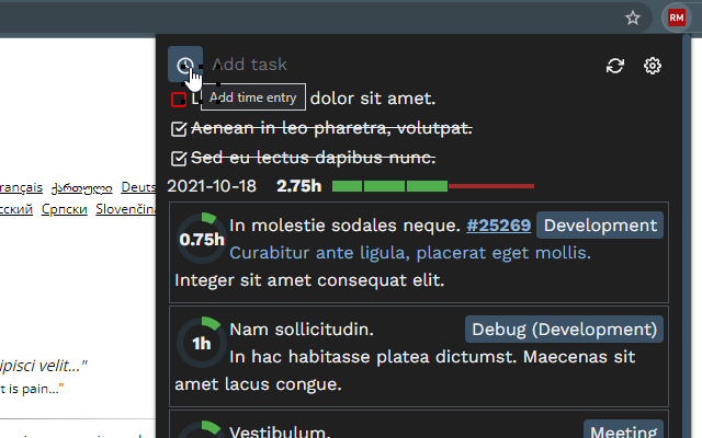 GitHub - ZalaPanda/redmine-time-spender: Spend less time with spent time administration.