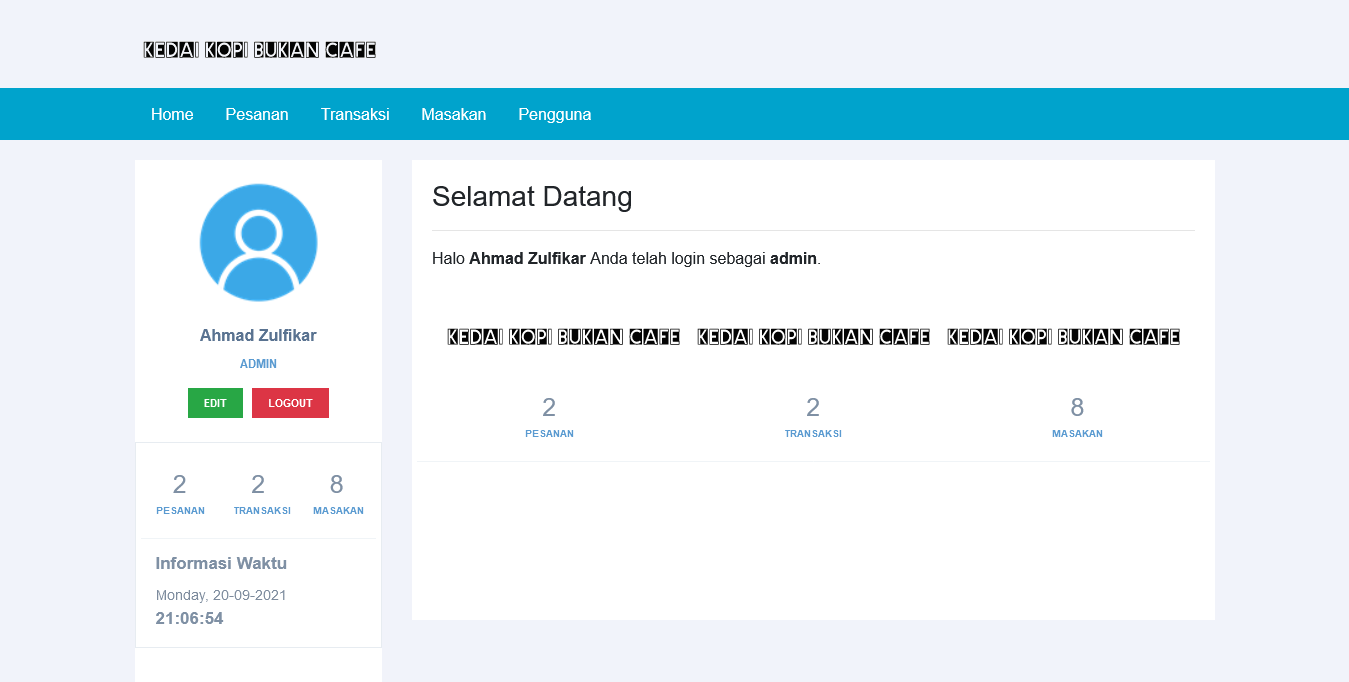GitHub - zulfikar-alfajr/kasir-kedai: Project kasir kedai kopi