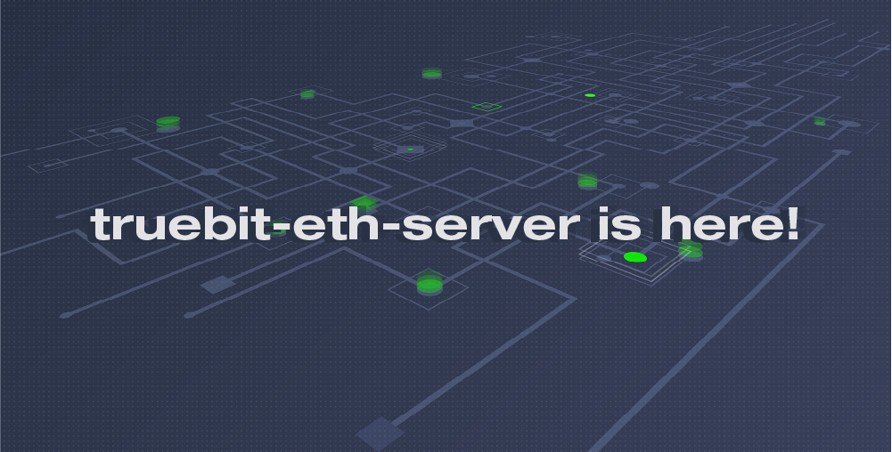 GitHub - TruebitProtocol/truebit-eth-server: Truebit appliance