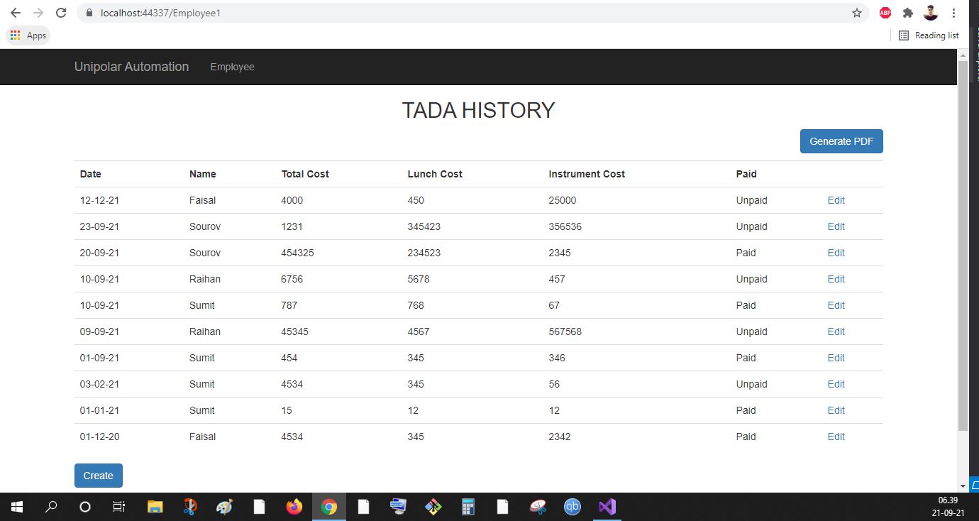 GitHub - Takiulhasan/TadaTracker: It's a basic TADA app,where HR keep ...