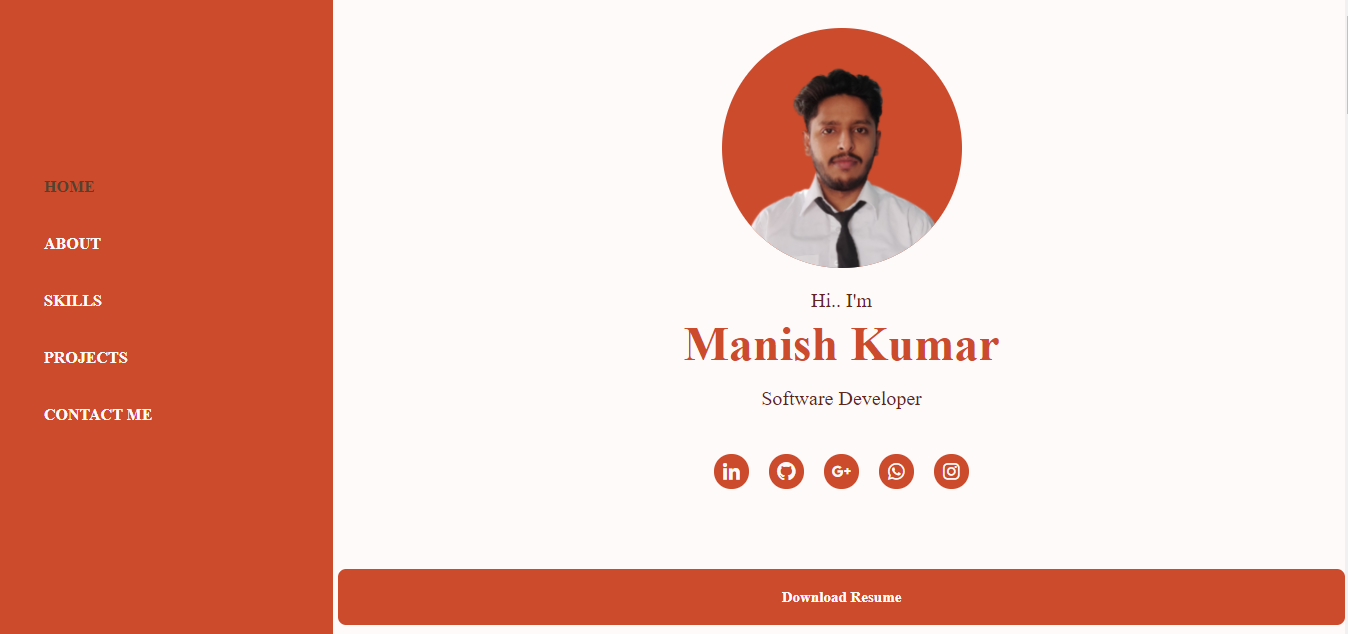 Github Kumarmanish01 Manish Desktop Portfolio Github Io