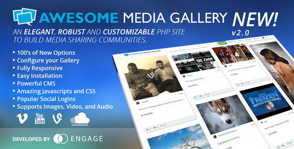 GitHub - jason-engage/awesome-media-gallery: Create a media sharing ...