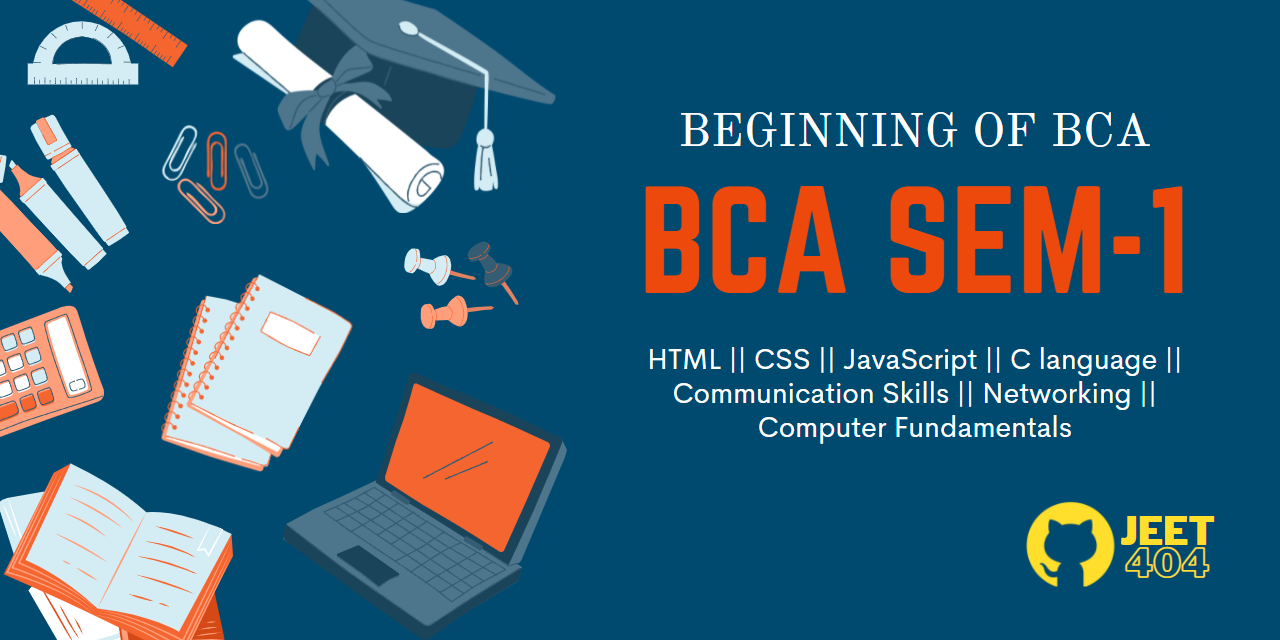 GitHub - jeet404/BCA-SEM-1: This is All Material and Programs of BCA SEM-1