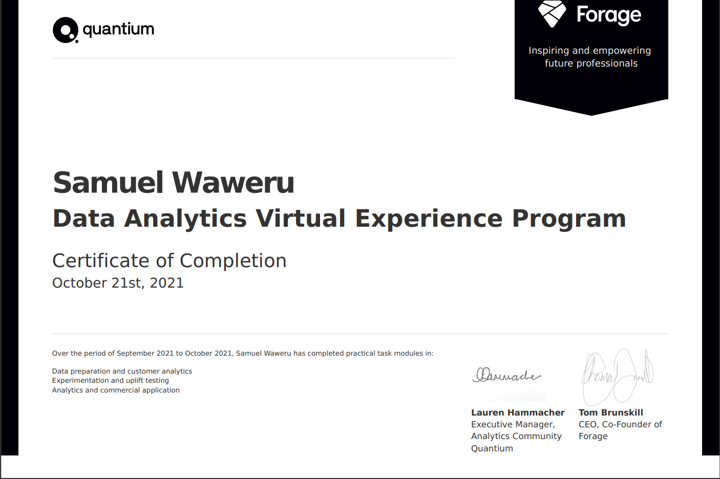 GitHub - samkamau81/Quantium-Data-Engineering-Virtual-Internship: This is my Quantium Virtual ...