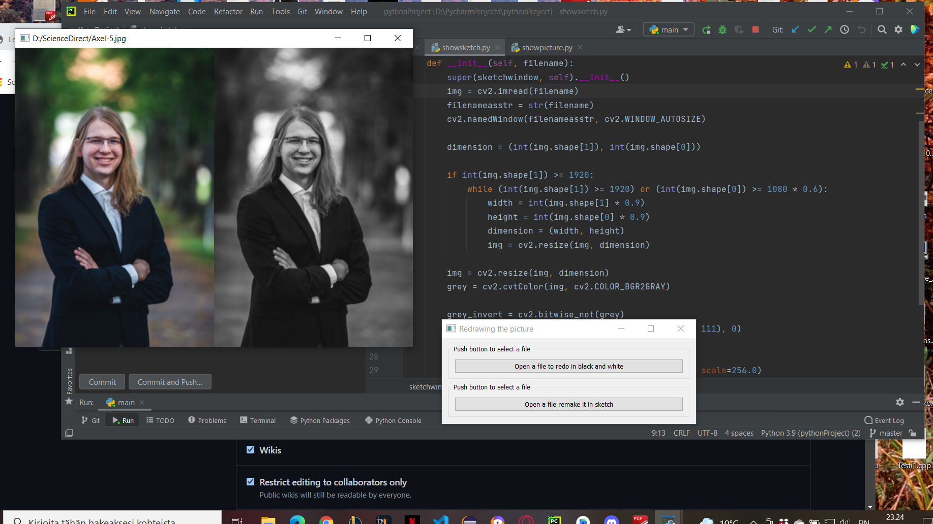 GitHub - Jaamies97/Redrawing_pictures: User can upload a pic and it ...