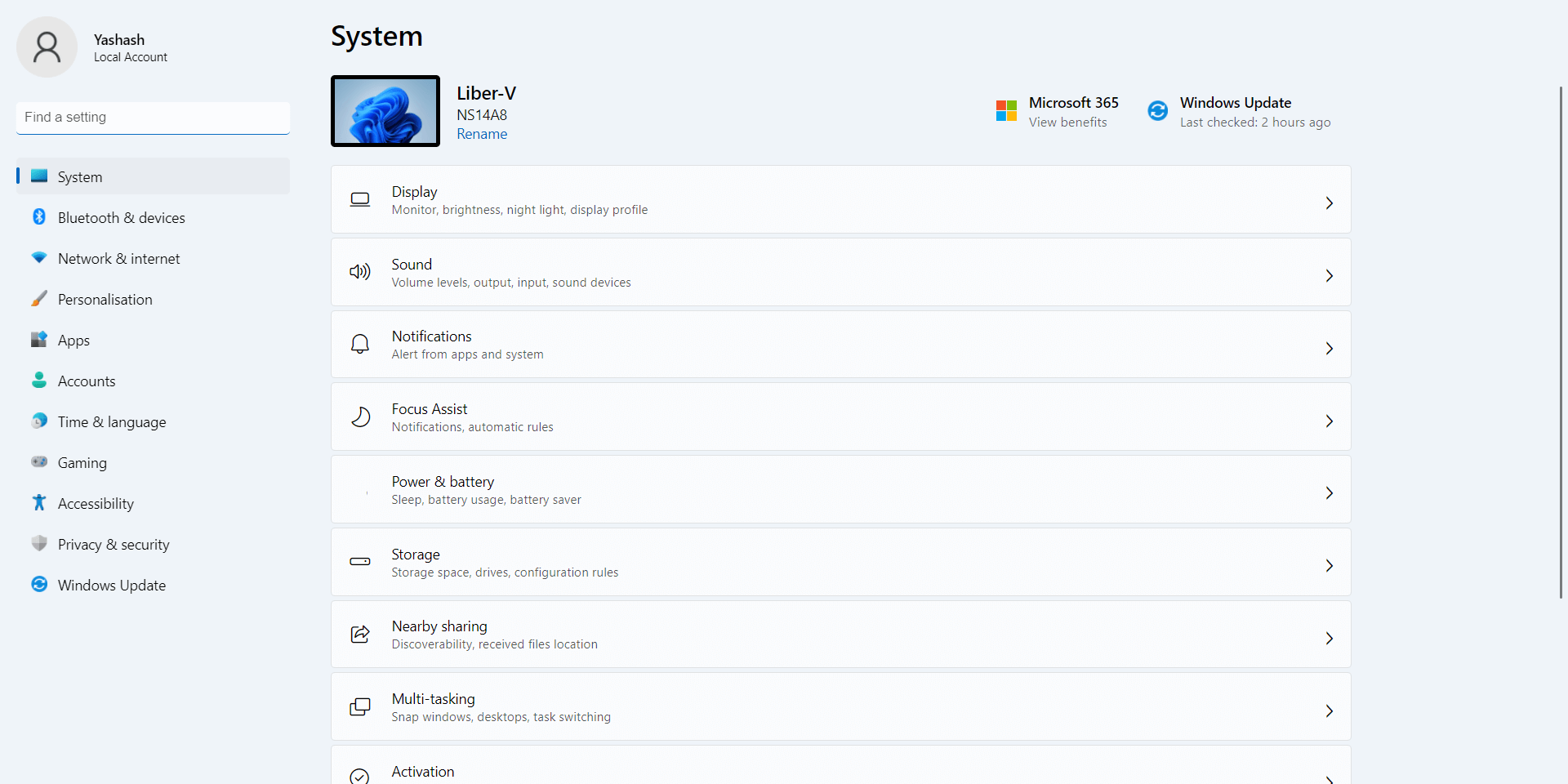 GitHub - yashash-pugalia/win11-settings: Windows 11 settings app recreated with React.