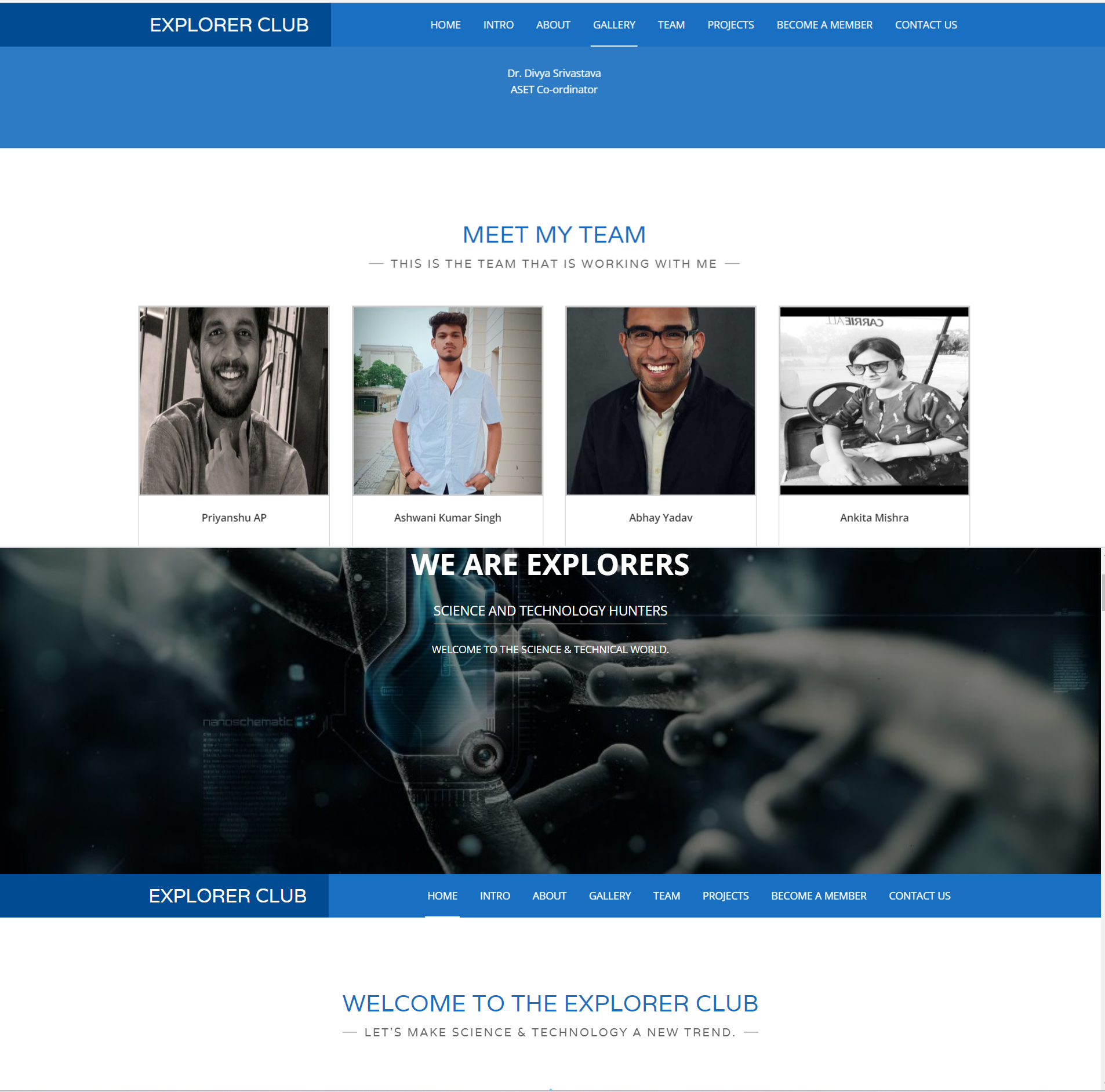GitHub - Ashwani2529/Explorer-Club: Welcome to Explorer Club. Our goal ...