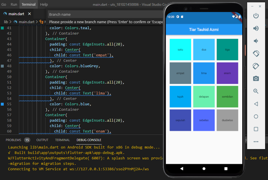 Github Tiarazmi Uts 181021450006 Uts Mobile Programming Membuat Grid View