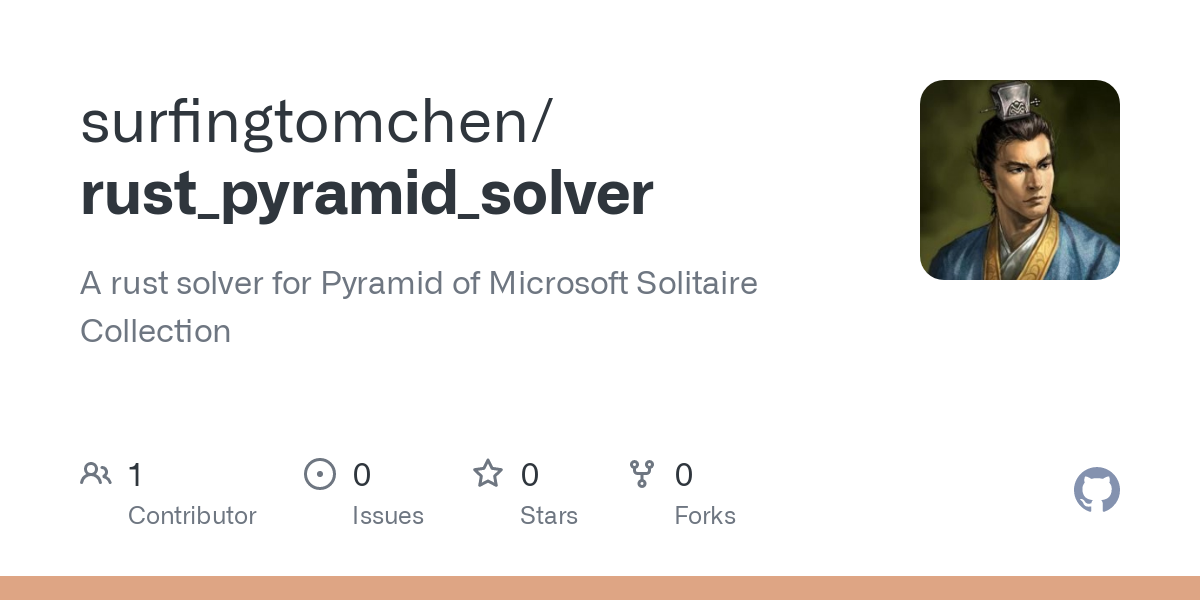 GitHub - surfingtomchen/rust_pyramid_solver: A rust solver for Pyramid ...