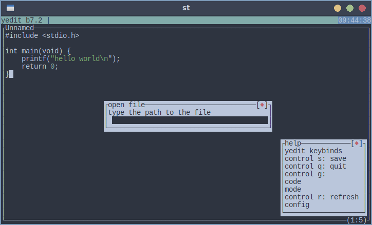 GitHub - yeti0904/yedit-7: text editor made with ncurses and C++