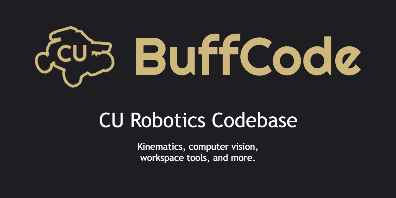 GitHub - CU-Robotics/buff-code: [Deprecated] Development repo for CU ...