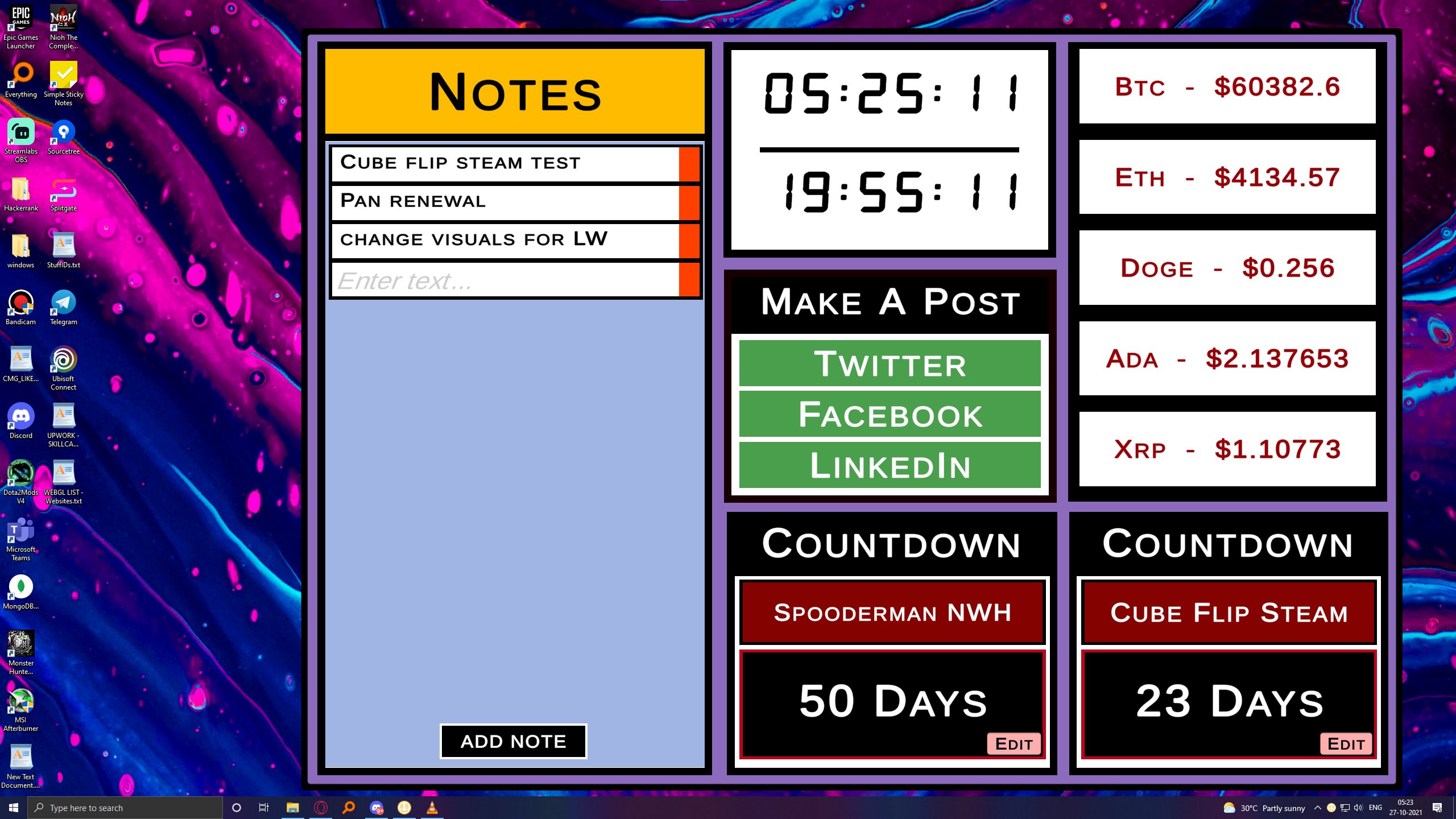 GitHub - illmaticGamedev/Live-Wallpaper-Git: Live Info Wallpaper that ...