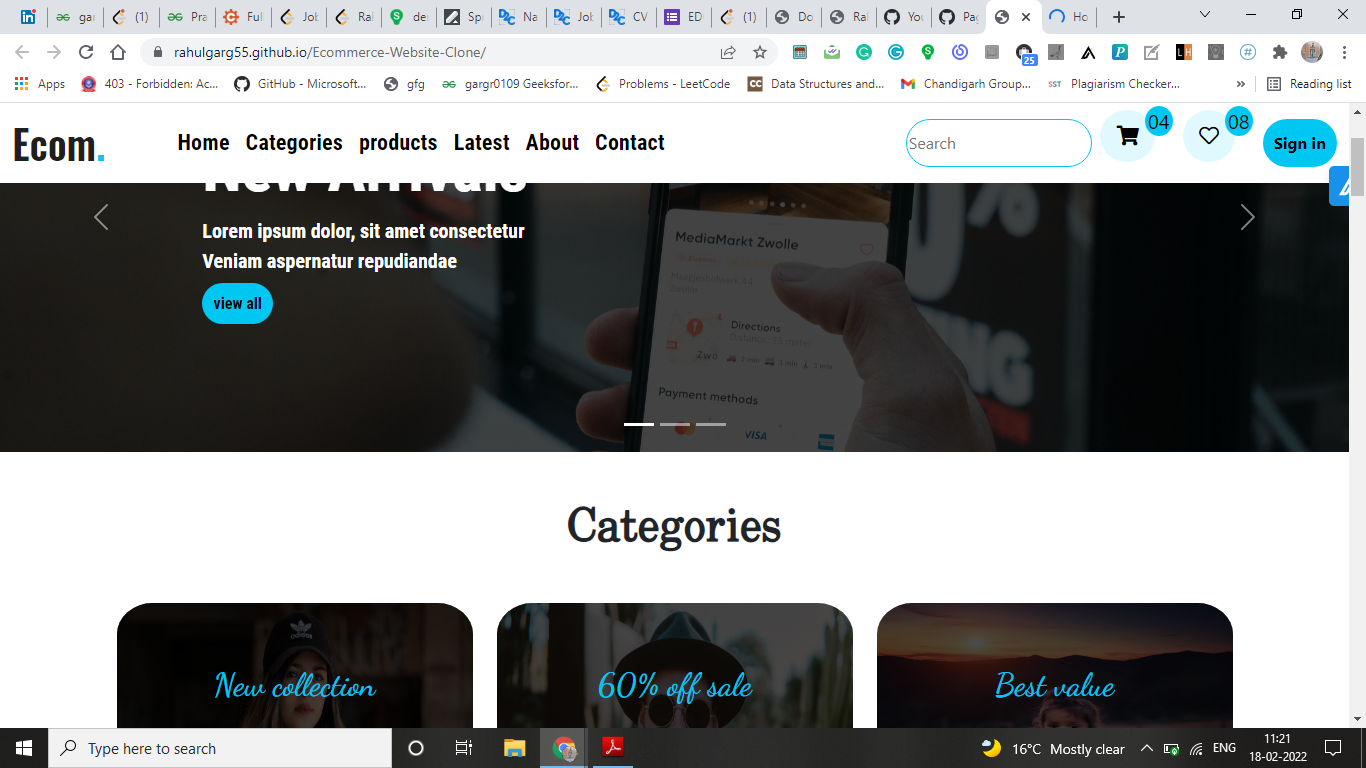GitHub - rahulgarg55/Ecommerce-Website-Clone: An e-commerce website ...