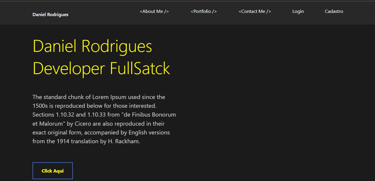 GitHub - danircfilho/project-one