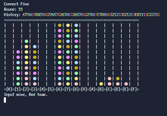 GitHub - benjaminiserman/ConnectFour: an ASCII ConnectFour game