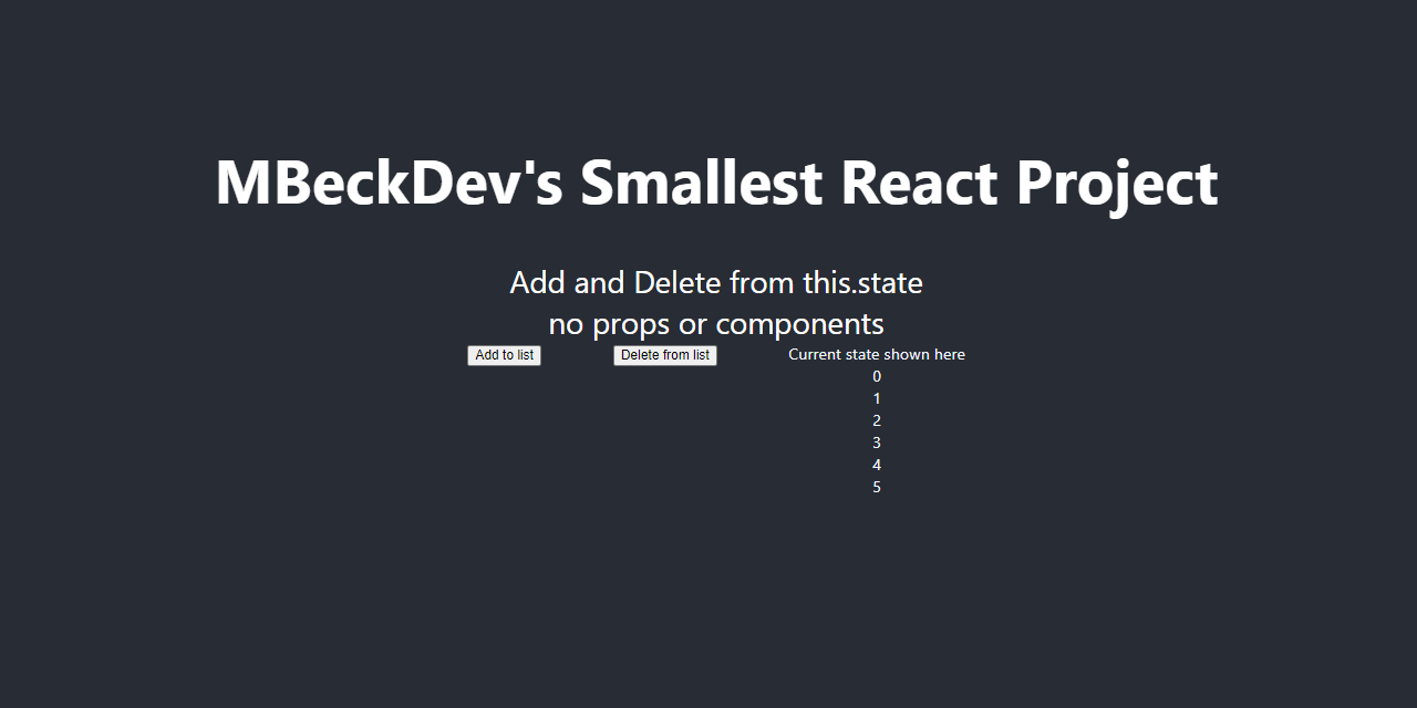 GitHub - mbeckdev/react-add-delete