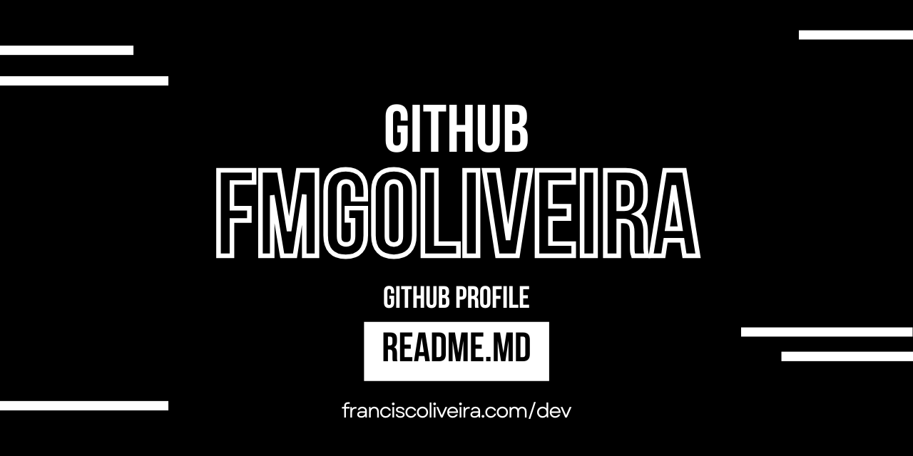 GitHub - fmgoliveira/fmgoliveira: Config files for my GitHub profile.