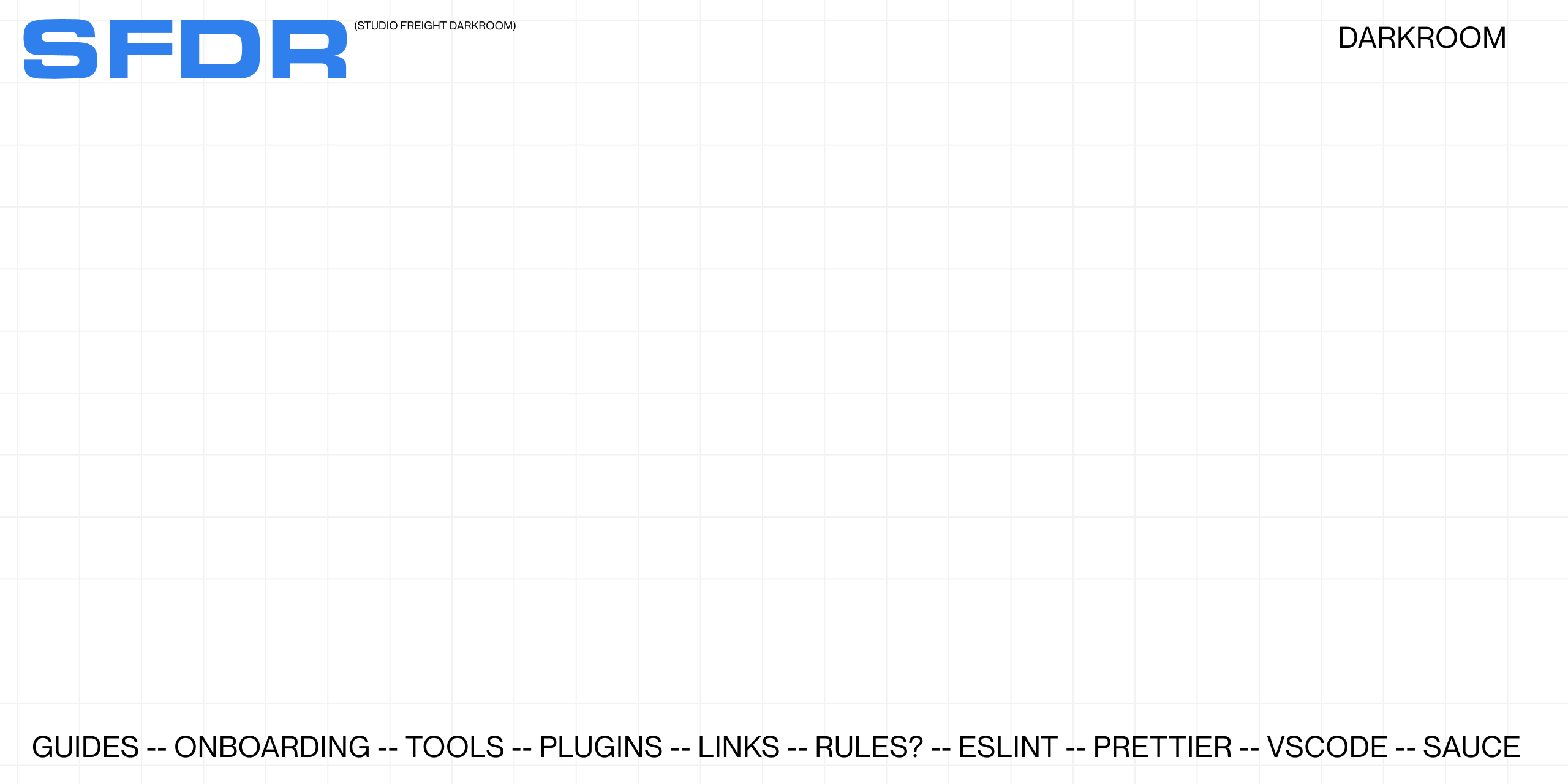 GitHub - darkroomengineering/darkroom-guide: Your adventure begins here: