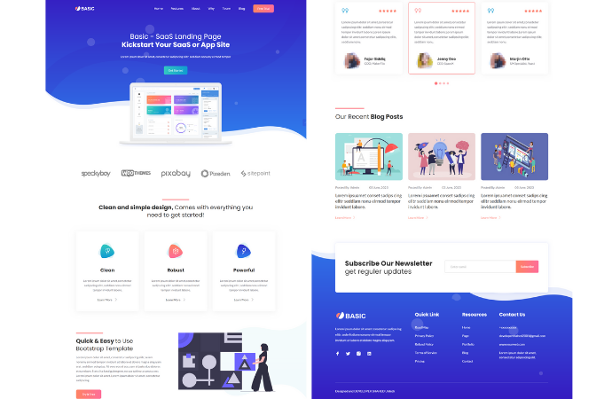 GitHub - SarkarShahed/BASIC-SAAS-LANDING-PAGE: CONVERT YOUR PSD, XD ...