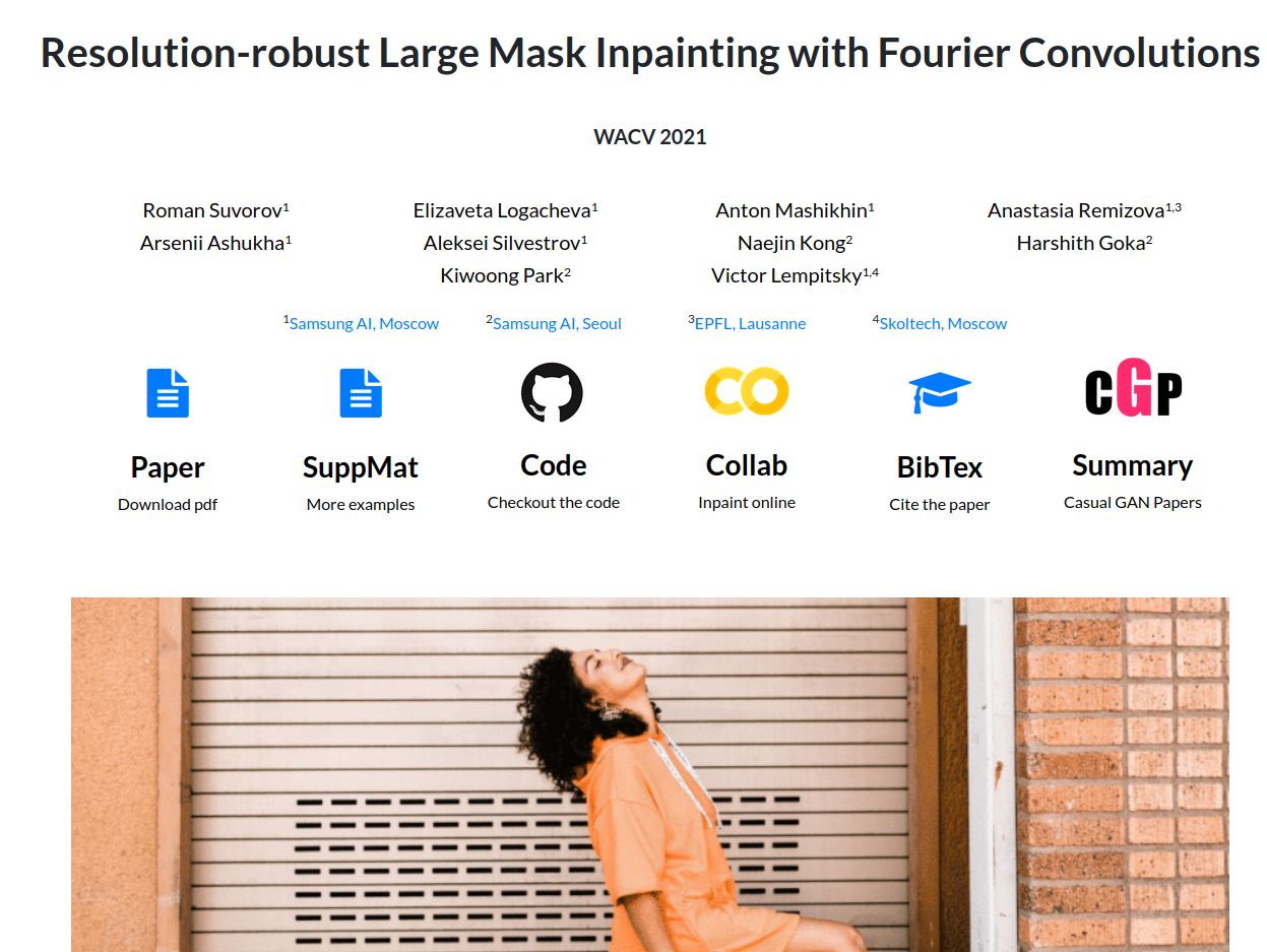 GitHub - advimman/lama-project