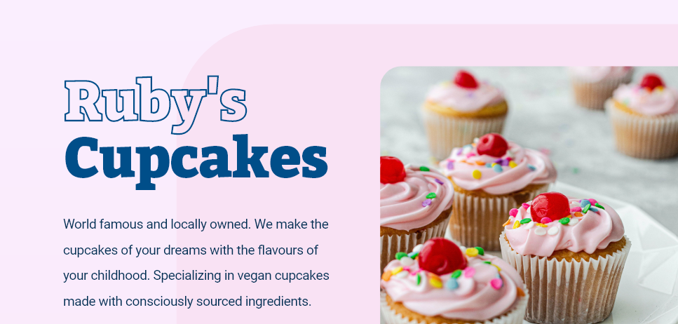 GitHub - sinc0115/Rubys-Cupcakes: Website design for a fictional bakery: Ruby's Cupcakes.