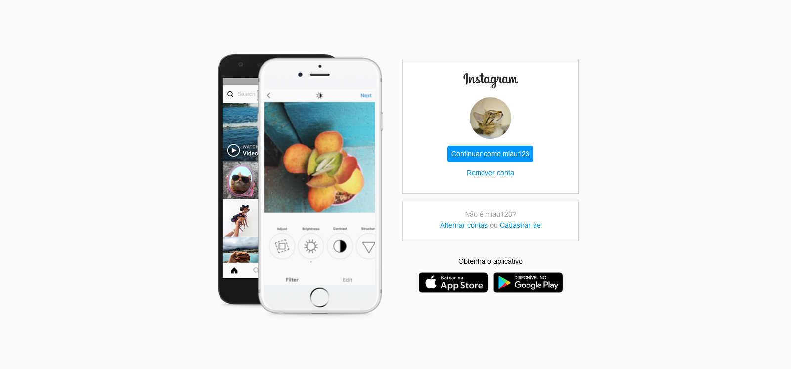 GitHub - br-adriel/replica-login-instagram: Réplica da tela de login do Instagram construída ...